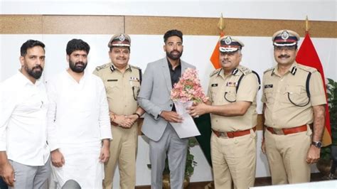 Mohammed Siraj To Quit Cricket Pacer Takes Charge As Dsp