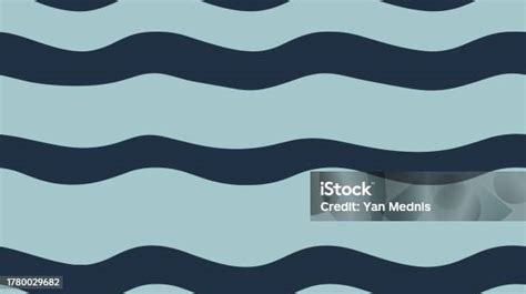 완벽 한 지그재그 패턴 벡터 일러스트 레이 션 줄무늬 완벽 한 패턴 세트입니다 여름 패턴입니다 추상적인 바다 바다 물 또는 풍경 효과 바다에 대한 물 효과의 디자인 0명에