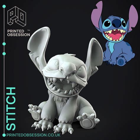 Stitch Lilo And Stitch Fan Art 3d Model By Printedobsession On Thangs