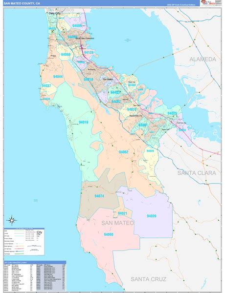 Maps Of San Mateo County California
