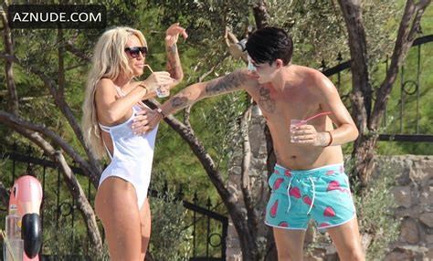 Jemma Lucy And Bobby Cole Norris Enjoy Themselves Poolside On Holiday