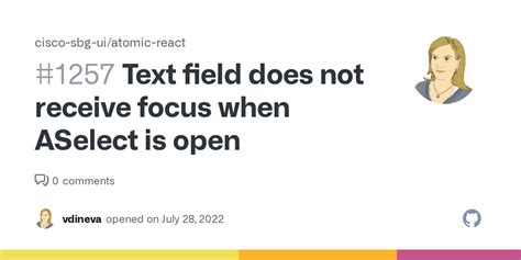 Text Field Does Not Receive Focus When Aselect Is Open · Issue 1257