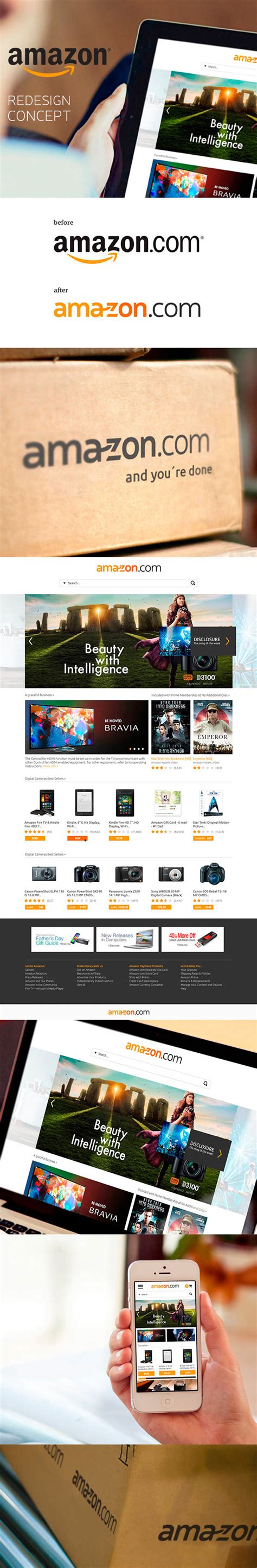 Amazon Redesign Concept On Behance