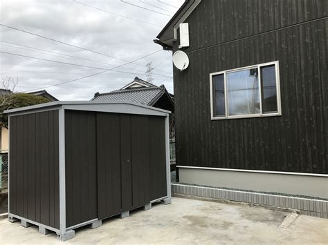 オシャレな物置。こんな物置いままでなかったでしょ？ マツモト物置 Maタイプ。マツモト物置 カワイイ物置 オシャレな物置 デザイン物置