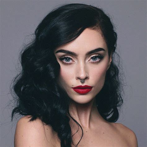Black Heart Girl Black Hair Pale Skin Wedding Hair And Makeup Hair