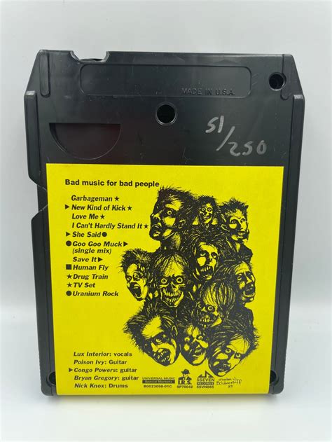 The Cramps Bad Music For Bad People On 8 Track 5sevenrecords