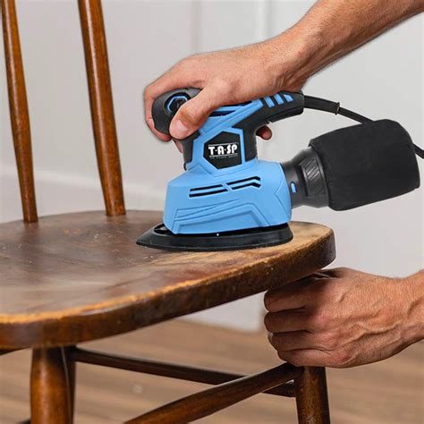 전기 팜 샌더 디테일 샌딩 머신 목공 도구 집진 가방 및 5 개의 사포 포함 130w전기사포 Aliexpress