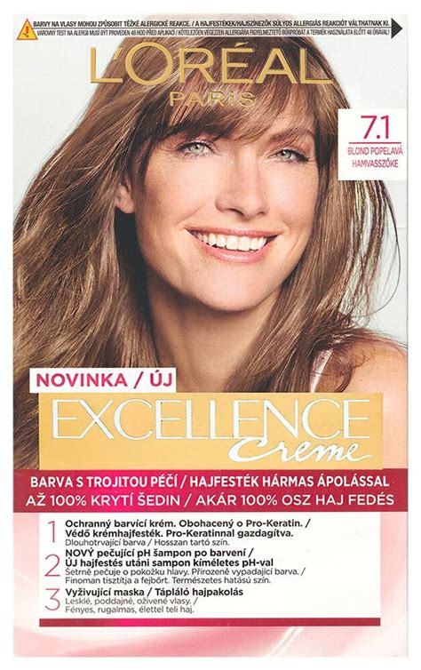 Loréal Paris Excellence Krémes Tartós Hajfesték 71 Hamvasszőke