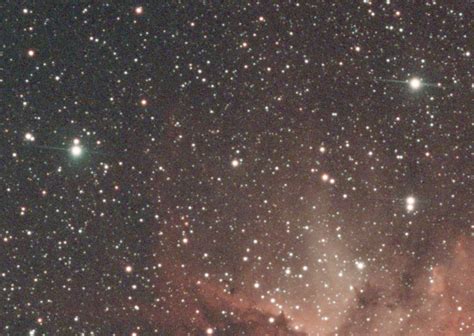 Strange Diffraction On Some Stars Beginning Deep Sky Imaging Cloudy