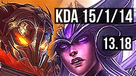 VIKTOR Vs SYNDRA MID 15 1 14 2 2M Mastery Legendary 6 Solo Kills