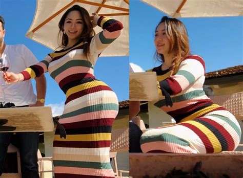 Thicc In A Striped Dress Porn Pic Eporner