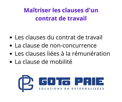 Tout Savoir Sur Les Clauses Du Contrat De Travail