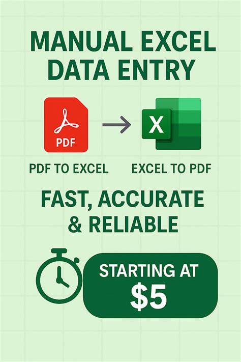 Do Accurate Excel Data Entry Pdf To Excel And Excel To Pdf By Maaz Haider Fiverr