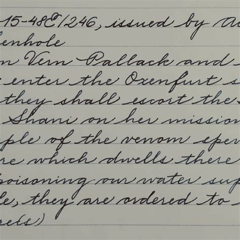 Vintage Cursive Handwriting With Old Timey Filters