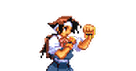 ドット絵 Kof風 若葉ひなた ネギ～のイラスト Pixiv