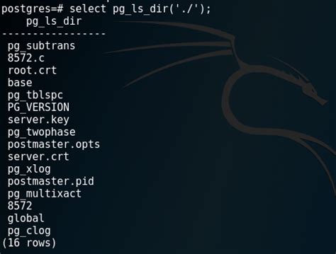 Postgres Hacking Part Code Execution Netscyllas Blog