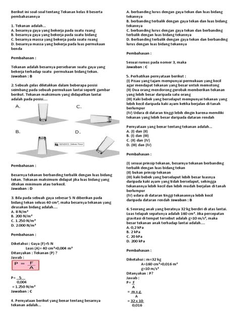 Soal Tekanan Pdf
