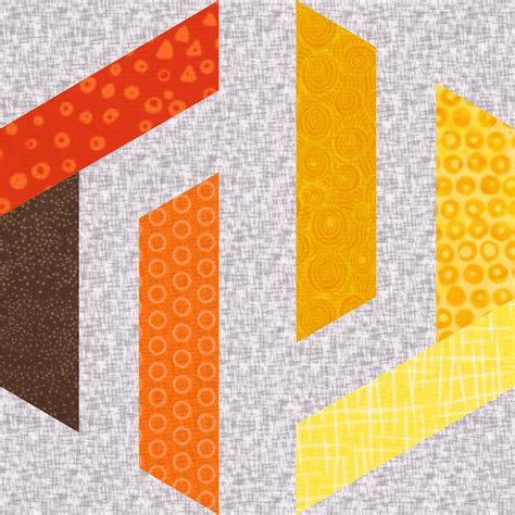 Hex Maze Hexagon Foundation Paper Piecing Pattern Fpp Pattern 3 Sizes Instant Download