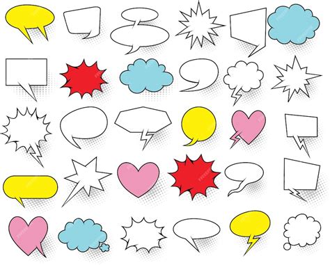 팝 아트 만화 배경으로 손으로 그려진 만화 터 일러스트레이션 프리미엄 벡터