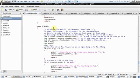 Nachos08 Syscall Read Và Syscall Write Youtube