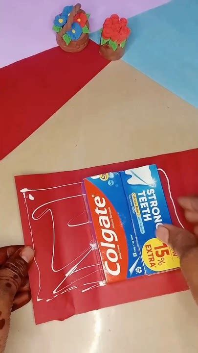 Colgate Paste Packet Reusediy Craft Youtube