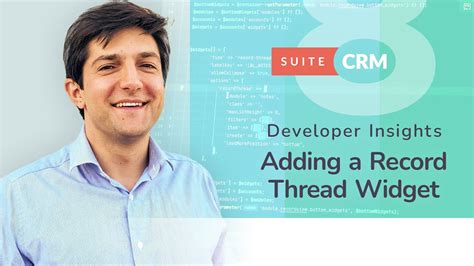 How To Add A Record Thread Widget In Suitecrm 8 Youtube