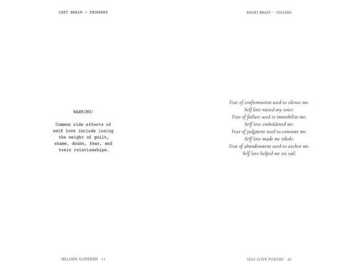 Self Love Poetry For Thinkers Feelers By Melody Godfred Paperback