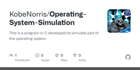 Github Kobenorris Operating System Simulation This Is A Program In C Developed To Simulate