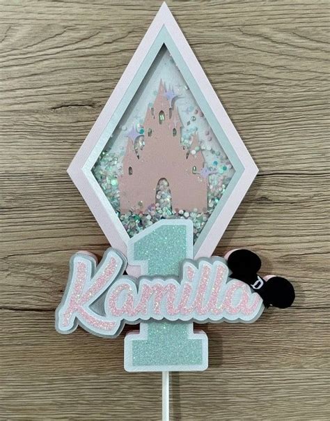Vintage Castle Theme Cake Topper Disneyland Cake Topper Classic