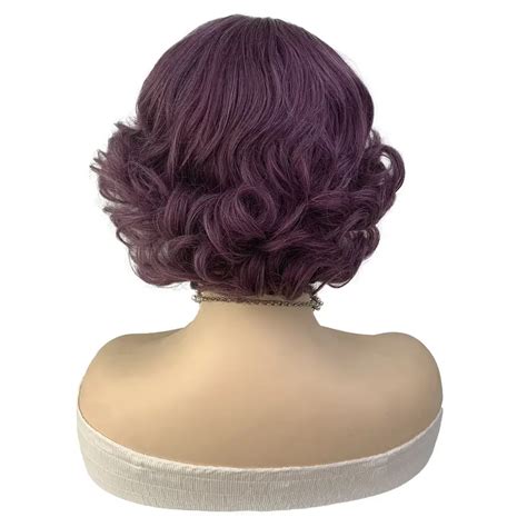 Short Curly Bob Cut Wig Bangs Synthetic Wig Beginners Temu Ireland
