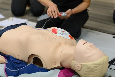 First Aid Cardiopulmonary Resuscitation Course Using AED Training