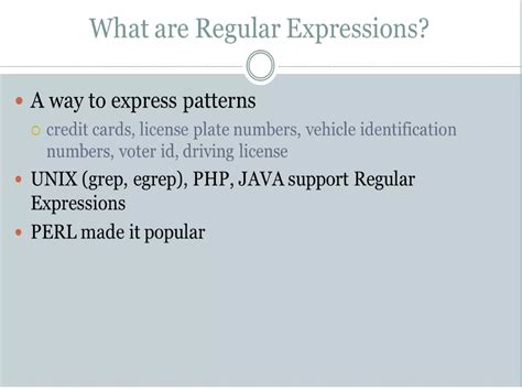 Finaal Application On Regular Expression PPT