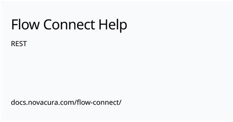 REST Flow Connect Help