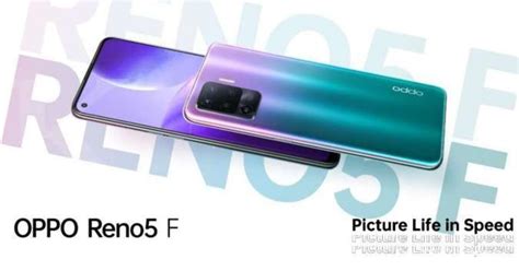 Spesifikasi Harga HP OPPO Reno5 F Kamera 48MP RAM 8GB Harga Hanya Rp 4 Jutaan
