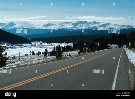 Tennessee Pass A Mountain Road That Crosses The Continental Divide