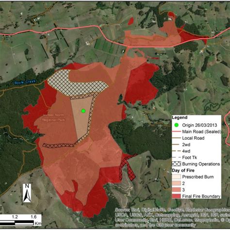 Figure A6 Timbarra Fire Progression Map Download Scientific Diagram