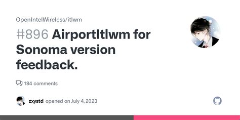 Airportitlwm For Sonoma Version Feedback · Issue 896