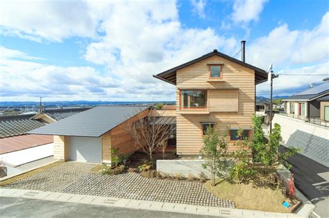 見晴らしのいい場所を生かす2階リビングの家福岡鹿児島 木の家づくり シンケンスタイル