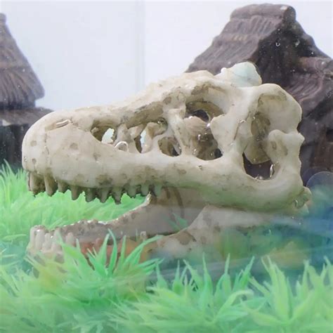 Adorno de resina para pecera simulación de paisaje dinosaurio