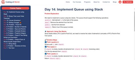 Leetcode Queue Stack Algorithms Coding Interviewprep Pritam