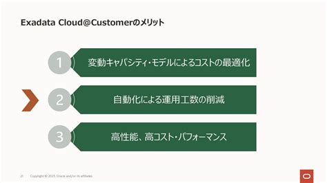 Oracle Exadata Cloudcustomer：サービス概要のご紹介 Speaker Deck