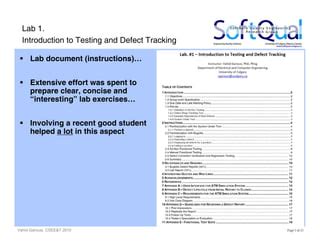 An Open Modern Software Testing Laboratory Courseware An Experience