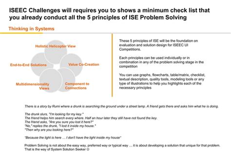 Systems Engineering Principles In Problem Solving Ppt