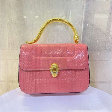 Snake Skin Shoulder Bag Python Skin Purse For Women Etsy Australia