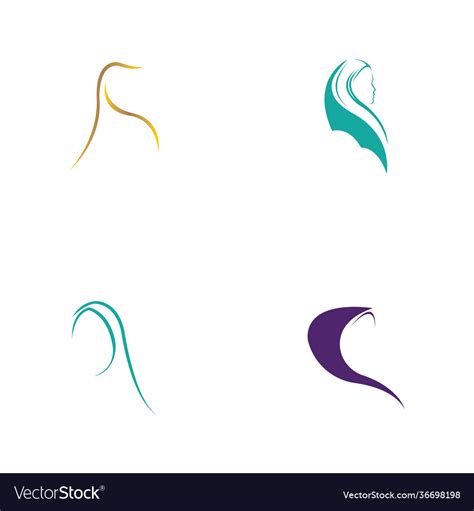 Hijab Royalty Free Vector Image Vectorstock