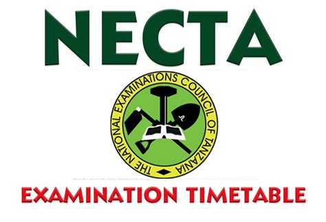 NECTA Darasa La Nnne Exams Timetable
