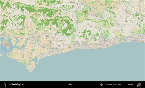 Arun United Kingdom Openstreetmap French Stock Illustration Illustration Of Worthing