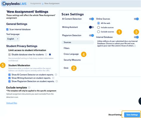 How To Set An Assignment Up To Use Copyleaks Plagiarism Detection In Canvas Faculty And Staff