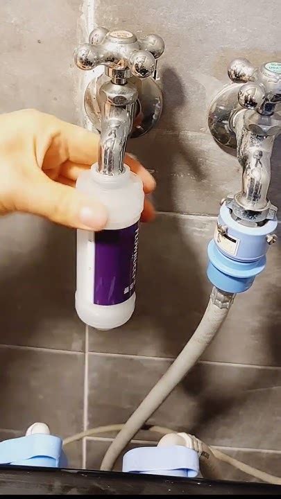 세탁기수도필터 조인트 필터 설치 방법 Youtube