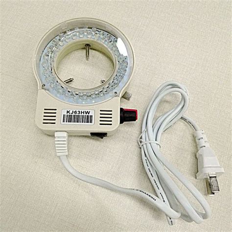 Microscope Led Ring Light 63mm Inside Diameter 56 Pcs Lights Brightness